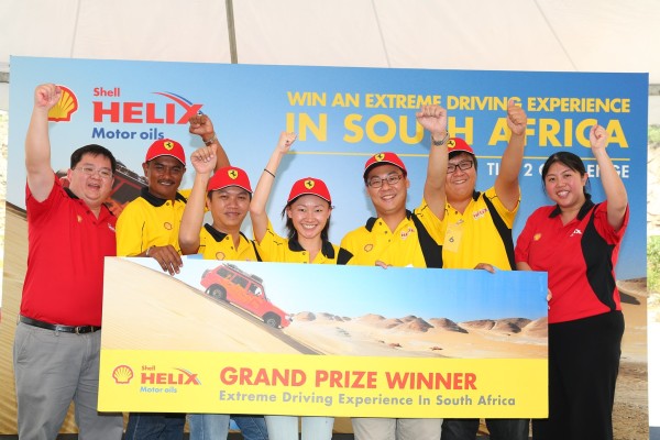 FIVE SHELL HELIX CONTEST GRAND PRIZE WINNERS BOUND FOR SOUTH AFRICA ...