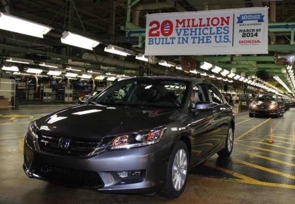 Honda USA Builds Its 20 Millionth Vehicle