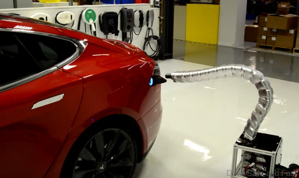 Meet Tesla’s Prototype Robo-Snake Charger