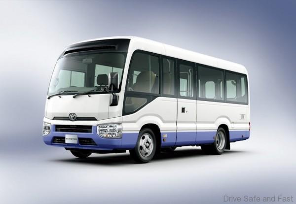 Toyota refreshes the classic Coaster