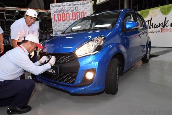 Myvi #1,000,000 Rolls off the Perodua Factory Line!