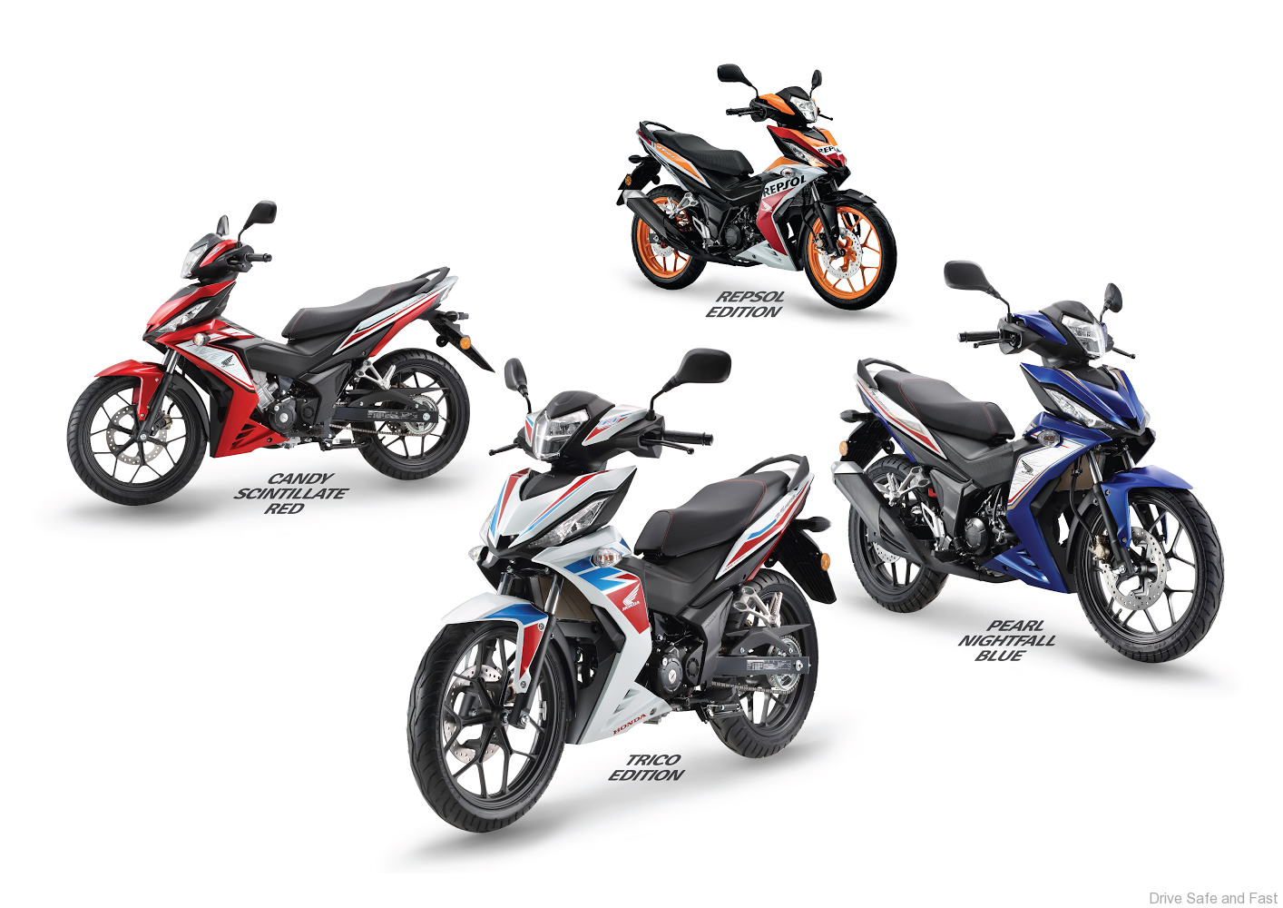 Boon Siew Honda Introduces New RS150R Sporty Colours