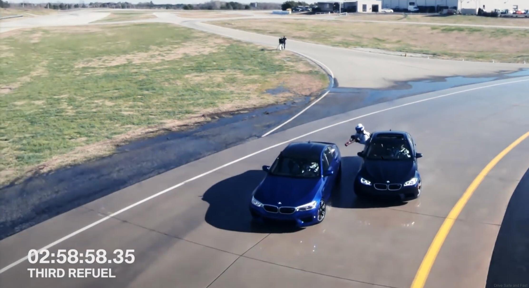 BMW Drifts an M5 for 8 Hours, Refueling it Mid-Drift! – Drive Safe and Fast