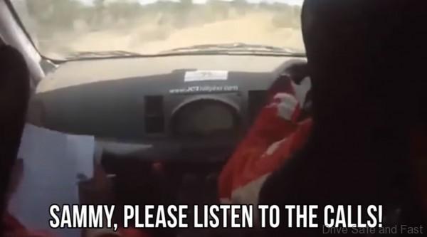 This is One Terrified Rally Navigator