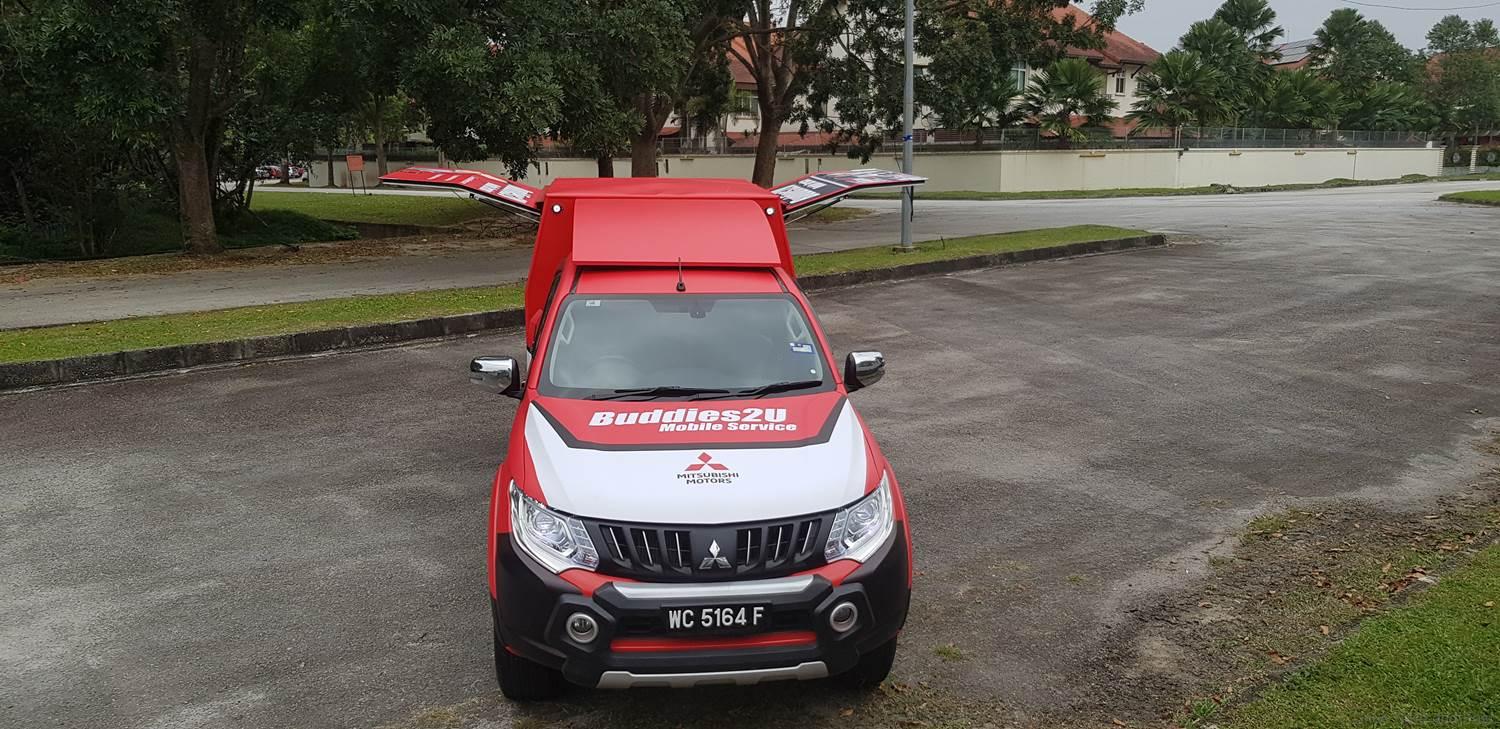 Mitsubishi Motors Introduces Its First Mobile Service Unit in Kuching