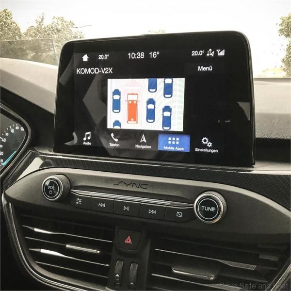 Ford connected vehicle platform in conjunction with Vodafone