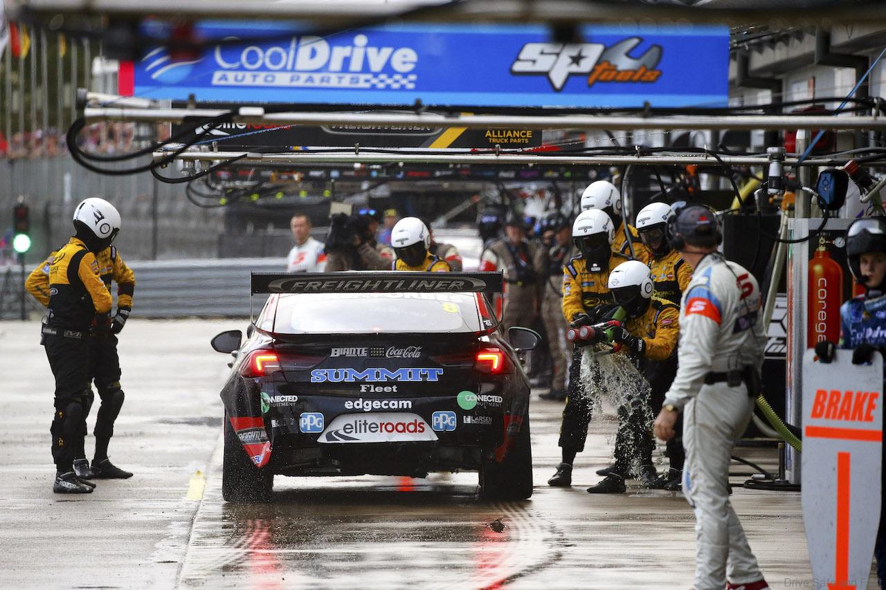 Motorsports is always dangerous…..even in during pitstops
