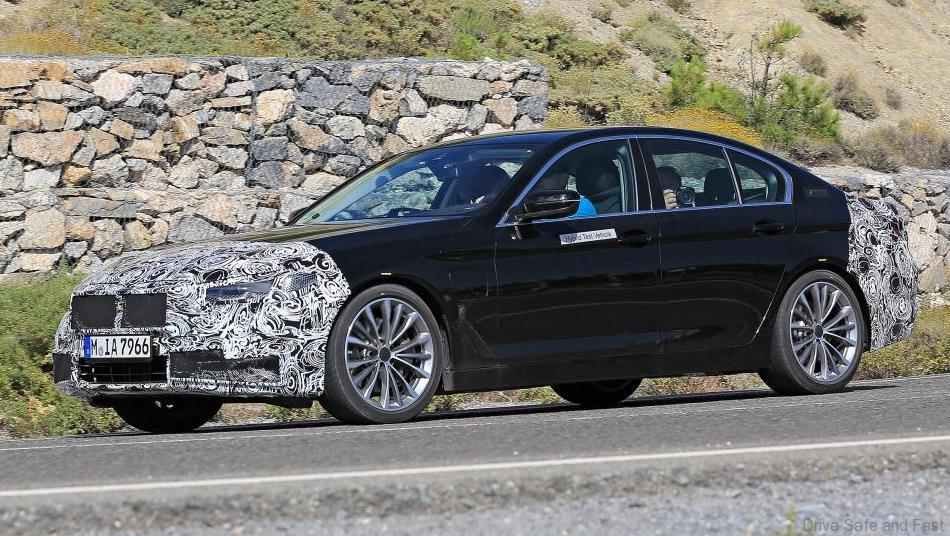 BMW 5 Series 2020 model caught testing