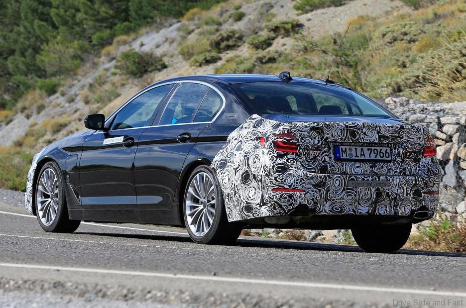 BMW 5 Series 2020 model caught testing