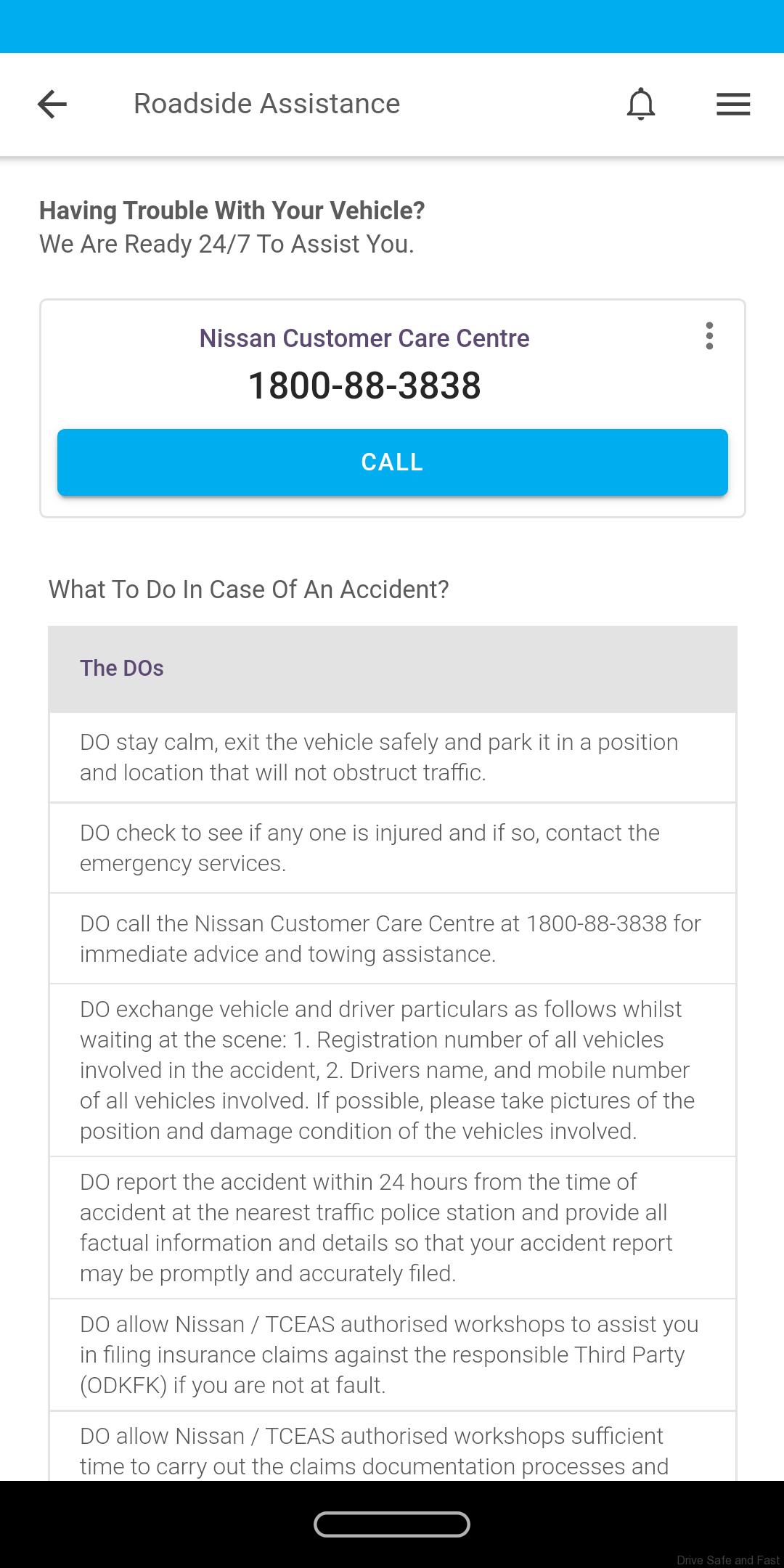 Manage Car Maintainance with the DriveOn by TAN CHONG app