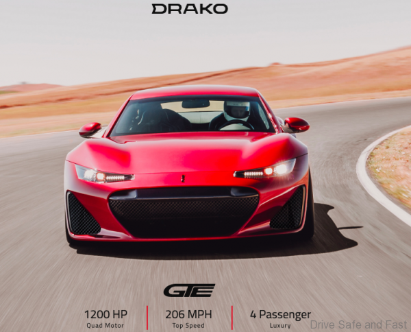 Drako GTE confirms 331km/h electric vehicle with 1200hp
