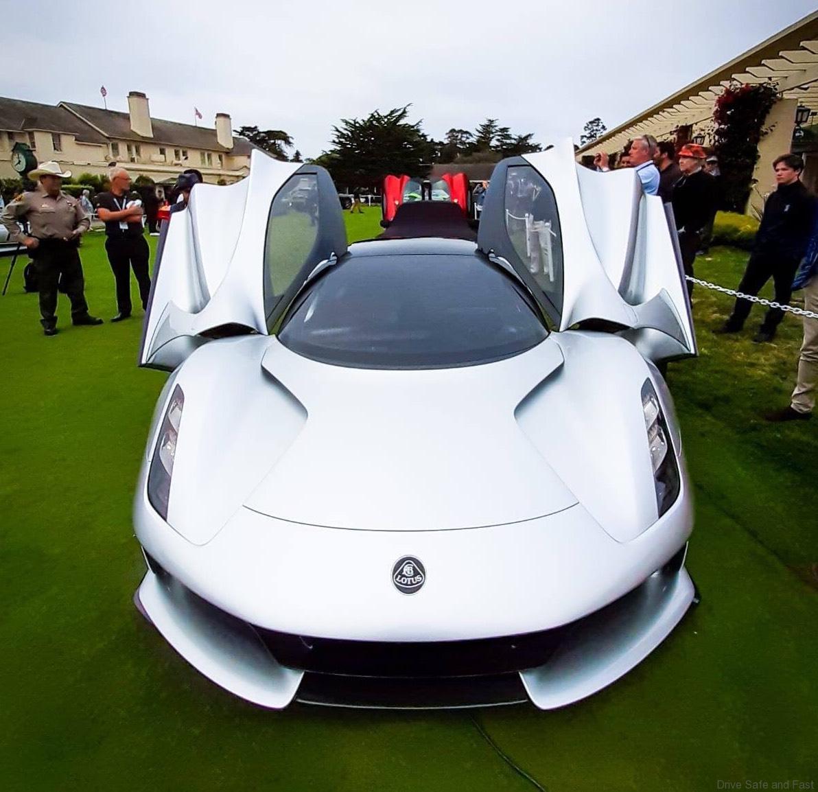 Lotus Evija stirs excitement at the Monterey Car Week