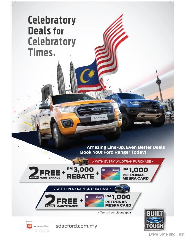 SDAC-Ford Celebrates Merdeka & Malaysia Day with Attractive Ranger Promo