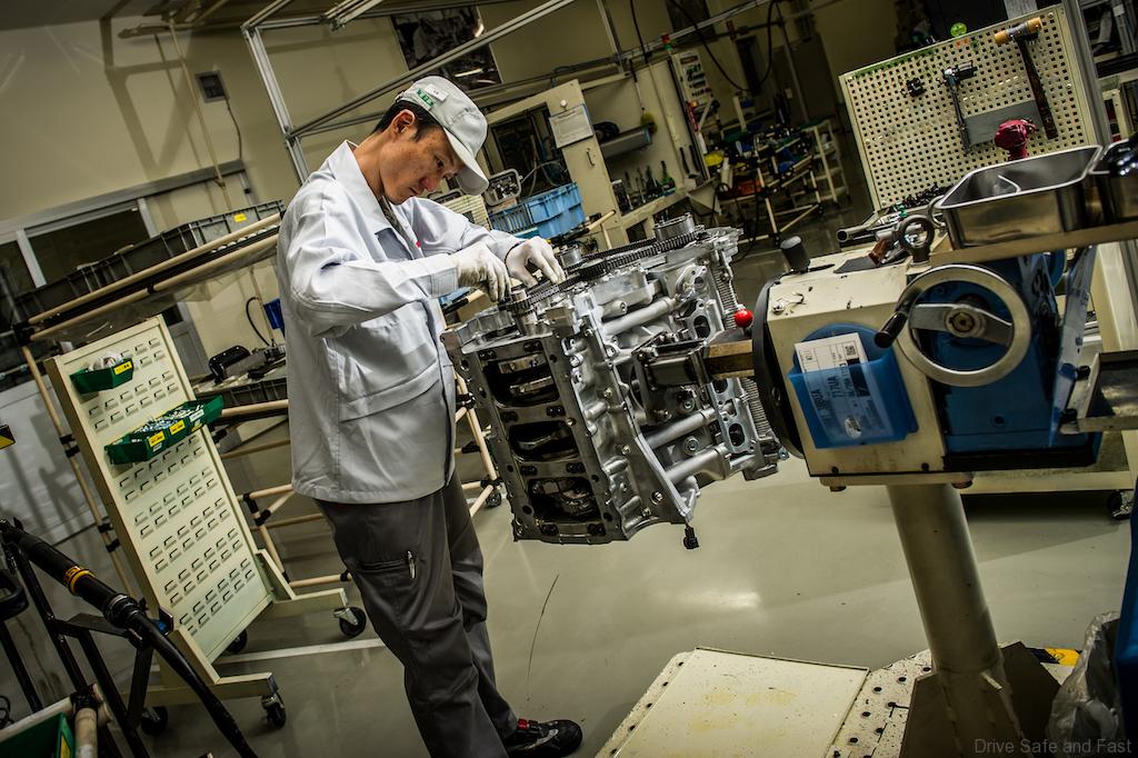 The Nissan GT-R engine is handbuilt by just 5 men
