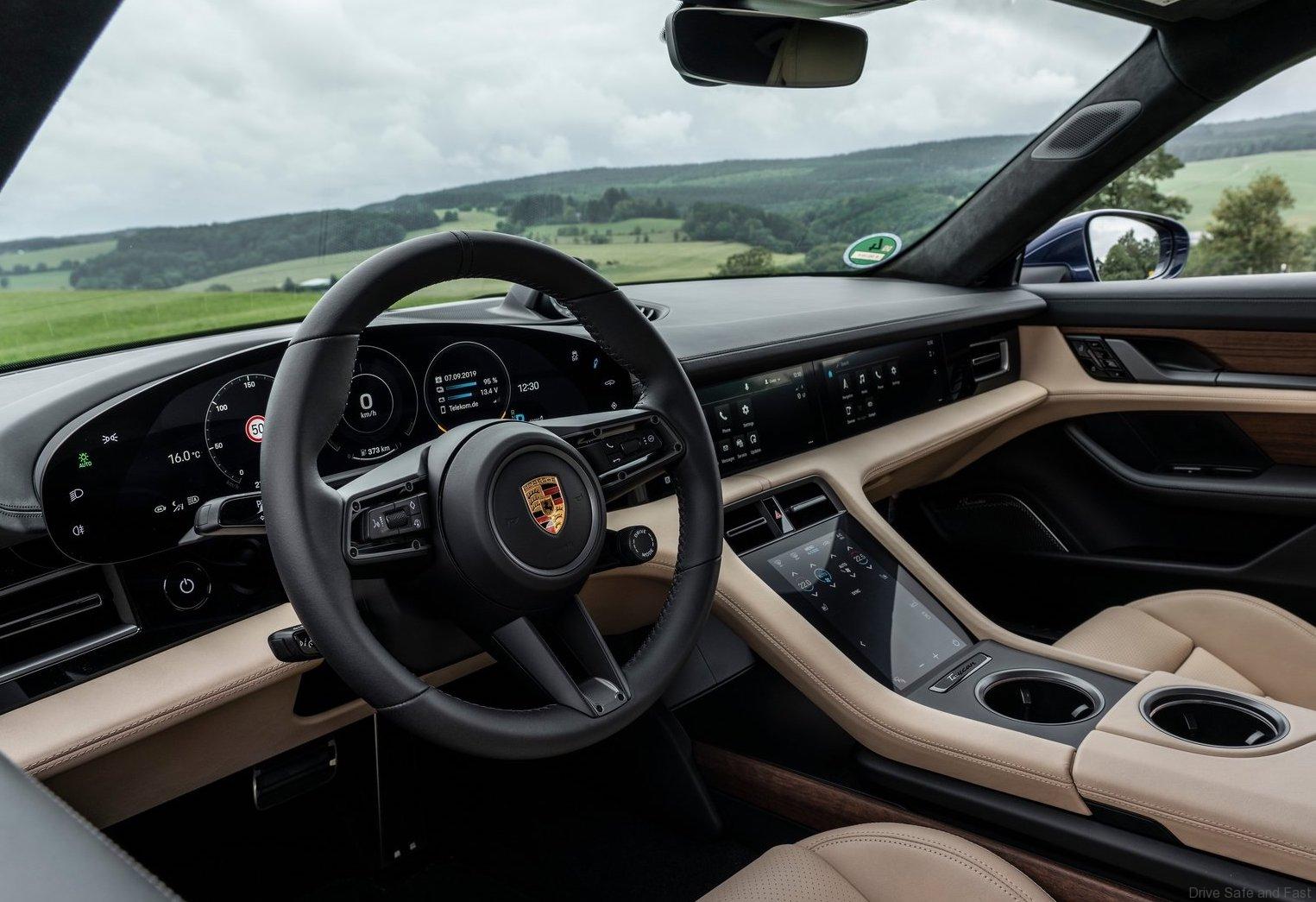 Porsche Taycan cabin and seating experience shared
