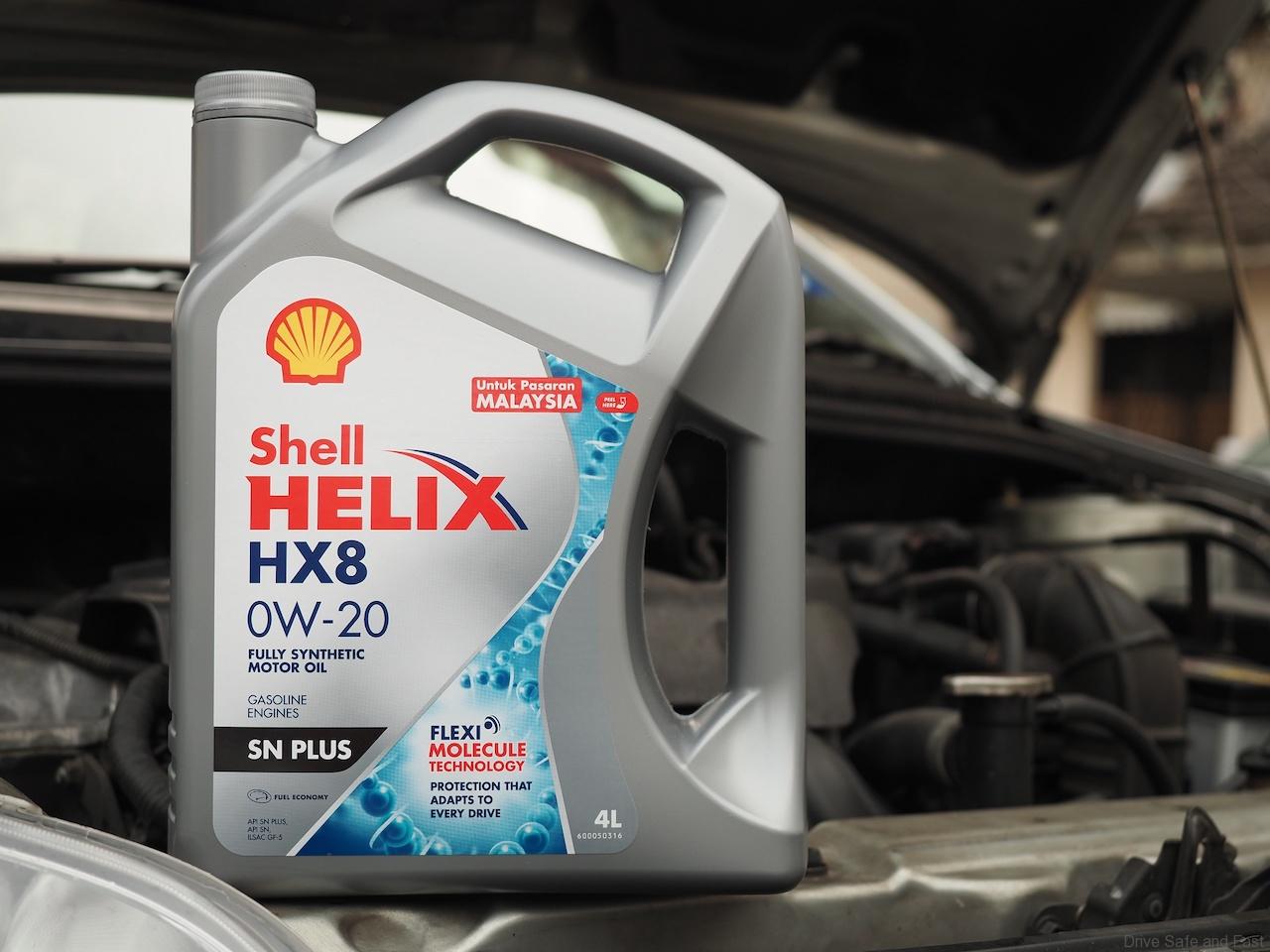 Shell Helix HX8 0W-20 Motor Oil Launched for RM199/4L Bottle