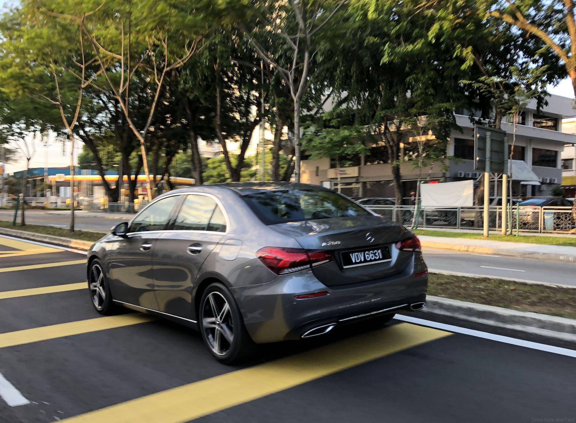 We test drive the all new Mercedes-Benz A-Class 200 Saloon