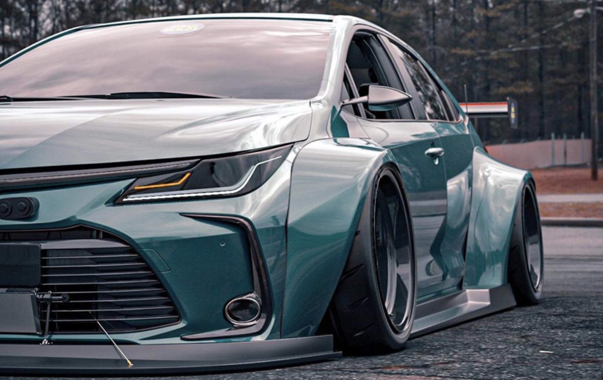 Corolla and Camry Widebody Renders Show Their Potential
