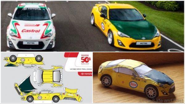 Build Your Own Paper Toyotas at Home During Lockdown