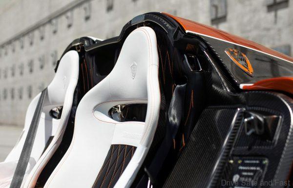 Koenigsegg Regera hyper-car seats and cabin