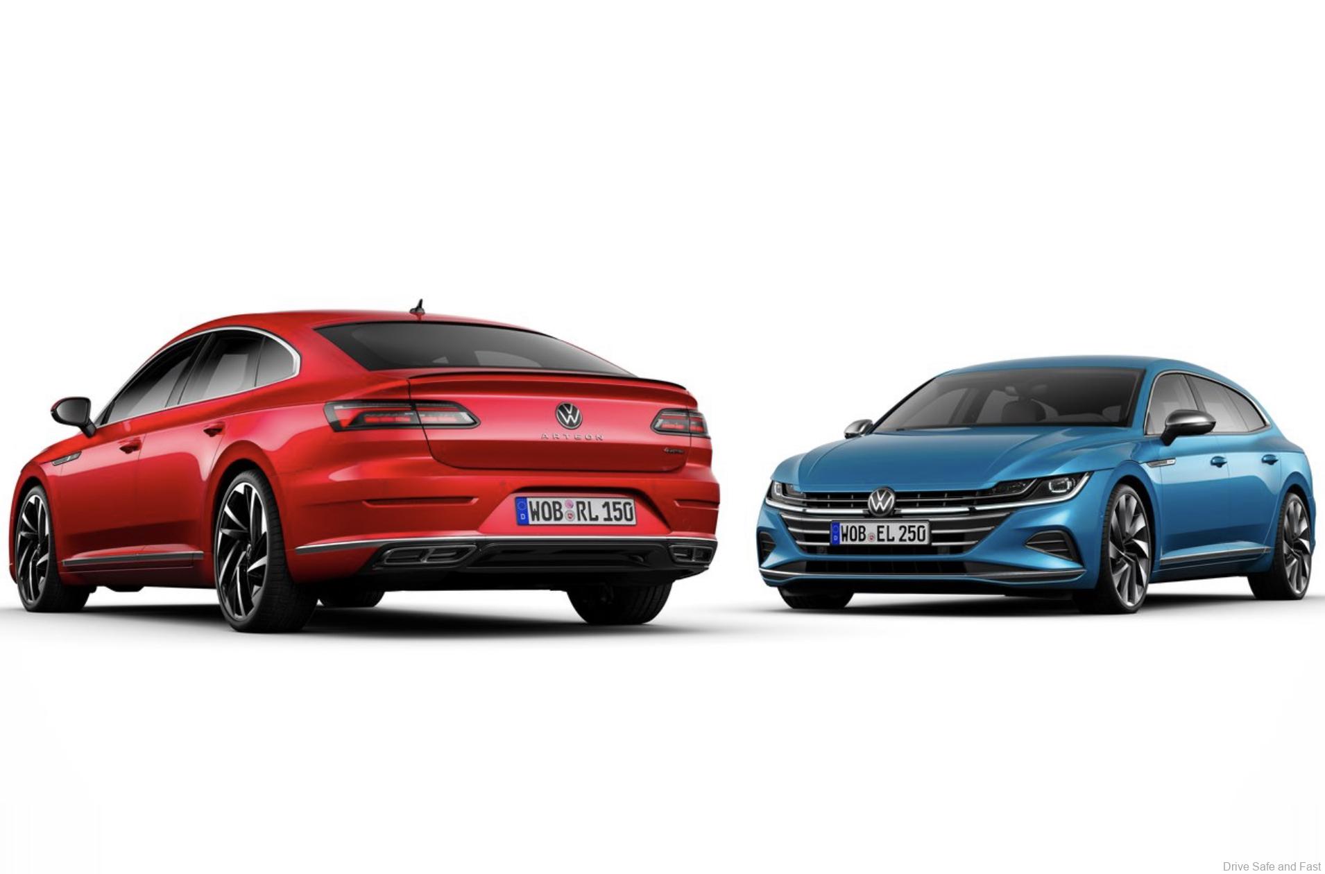 Facelifted VW Arteon Has 2 Bodystyles, R and PHEV Variants
