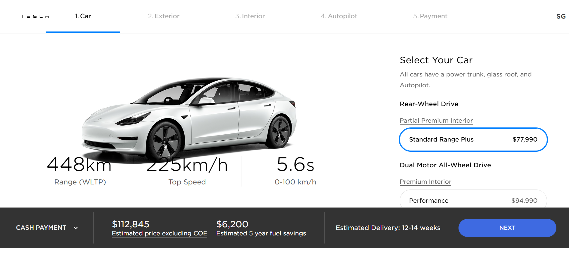 Tesla Returns To Singapore, Model 3 Open For Bookings