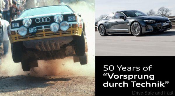 Audi's "Vorsprung durch Technik" Slogan Is 50 Years Old Now