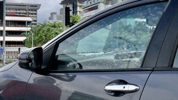 FAKE Window Tint that comes with the new car