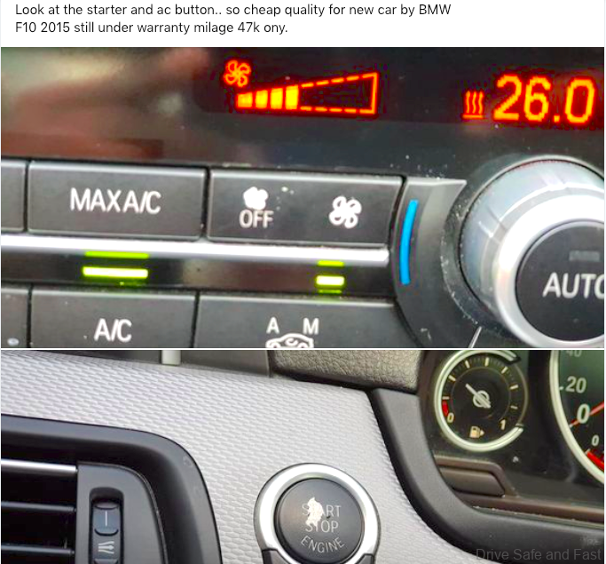 Why Do BMW Premium Car Interior Switches And Handles Melt