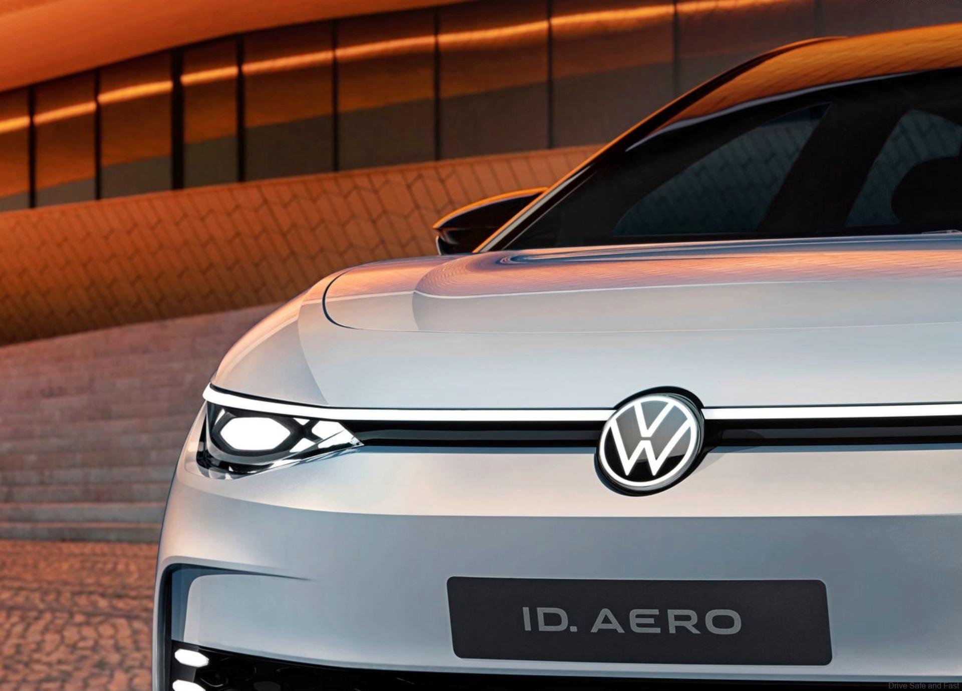 Volkswagen ID.Aero Concept Car Debuts As Flagship EV Sedan