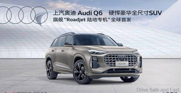 Audi Q6 Full-Sized SUV Is A New Chinese-Exclusive SUV