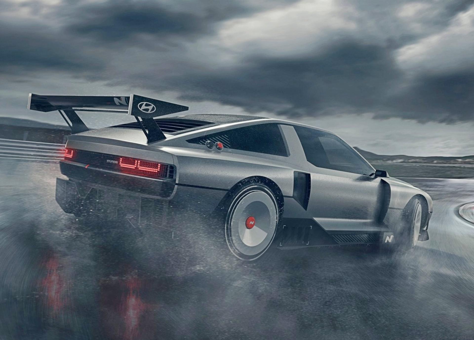 Hyundai N Vision 74 Hydrogen Concept Car Has '80s Styling