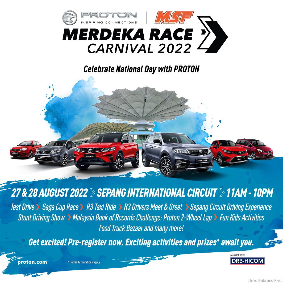 PROTON - MSF Merdeka Race Carnival 2022 This Weekend At SIC