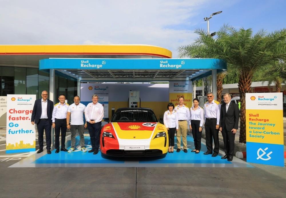 Porsche To Open DC Fast Chargers At 11 Thai Shell Stations