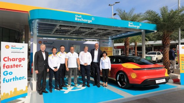 Porsche To Open DC Fast Chargers At 11 Thai Shell Stations