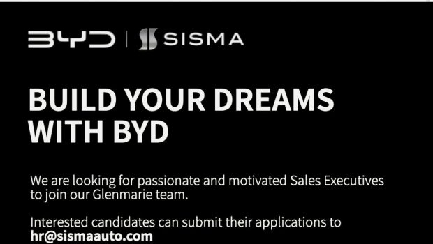 SISMA AUTO To Start BYD Electric Vehicle Sales