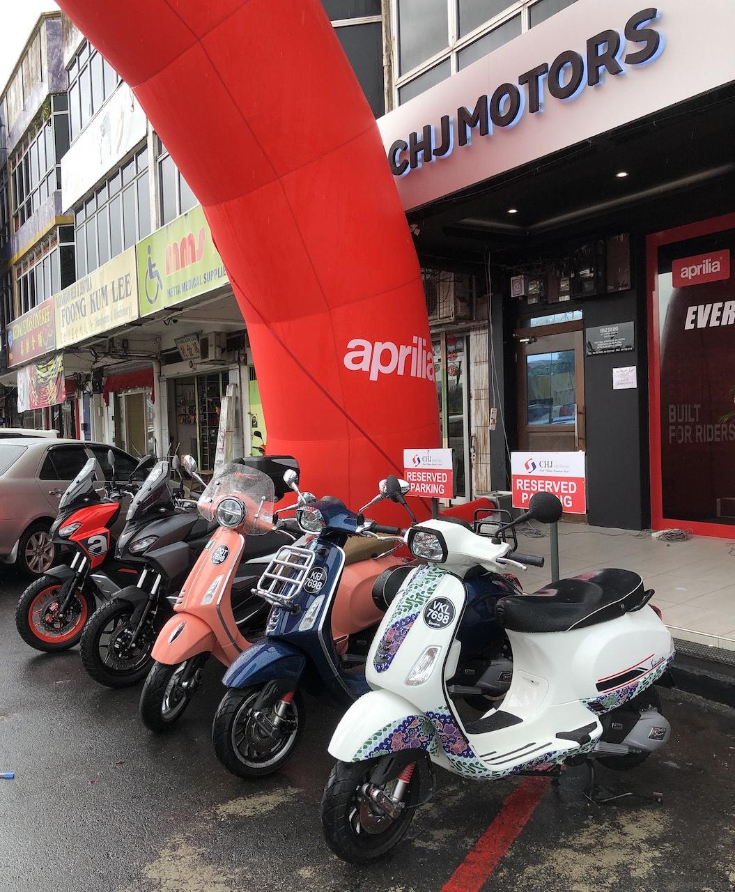 CHJ Motors Opens Aprilia And Vespa 3S Store In Alor Star