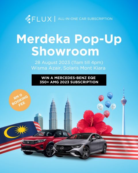 Visit The Flux Merdeka Pop-Up Showroom Event On The 28th