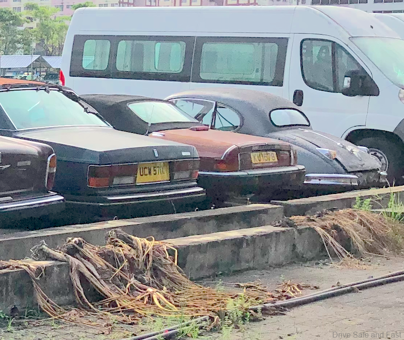 This familiar sight of luxury British Cars rotting away along Federal ...
