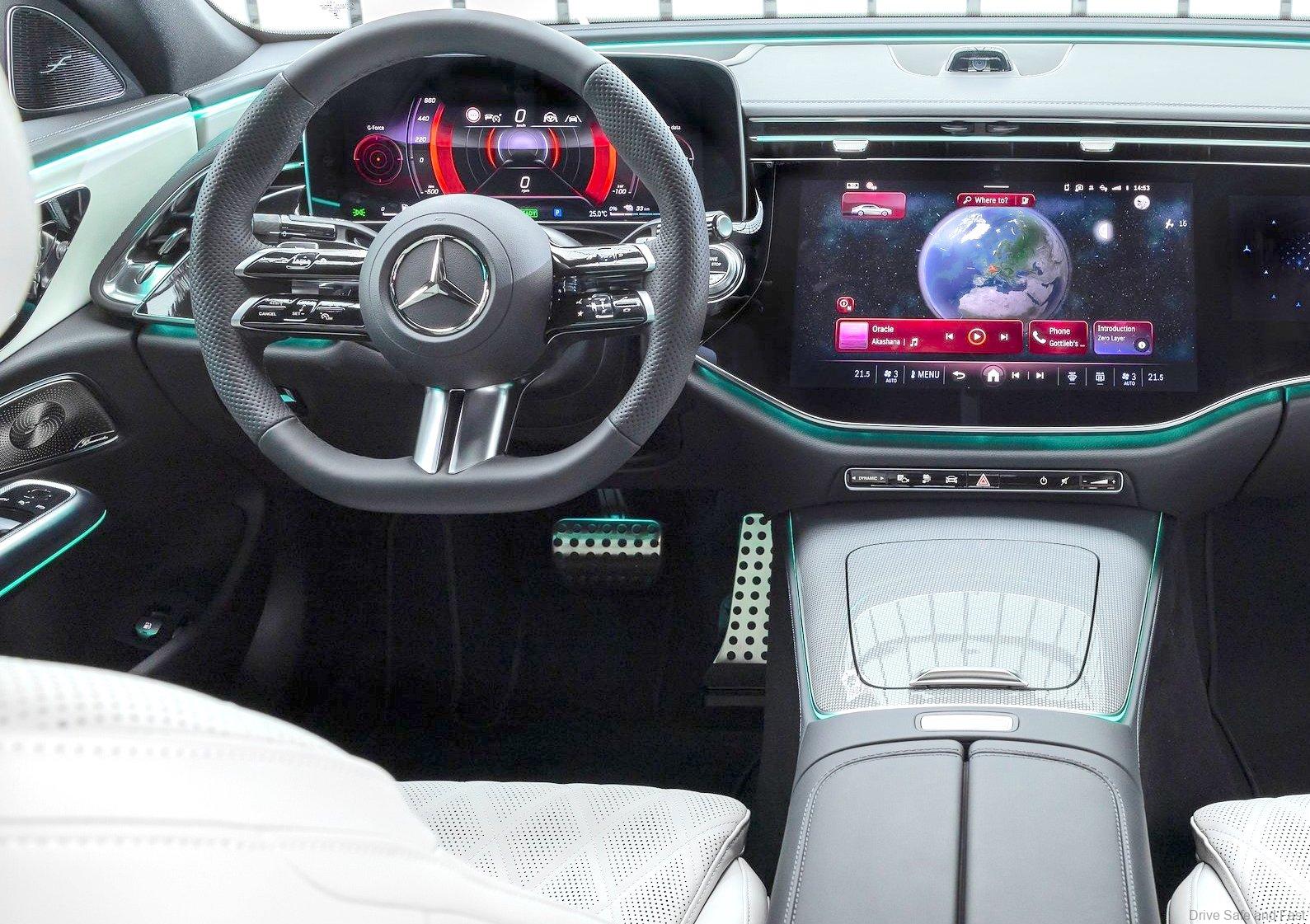 Take A Selfie In The 2024 E-Class And Have A WEBEX Meet