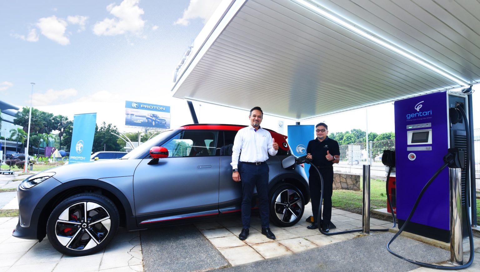 Proton Now Has A Gentari 100kWh DC Fast Charger At CoE HQ