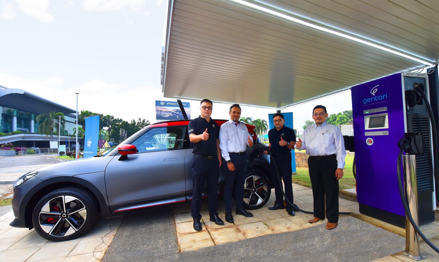 Proton Now Has A Gentari 100kWh DC Fast Charger At CoE HQ