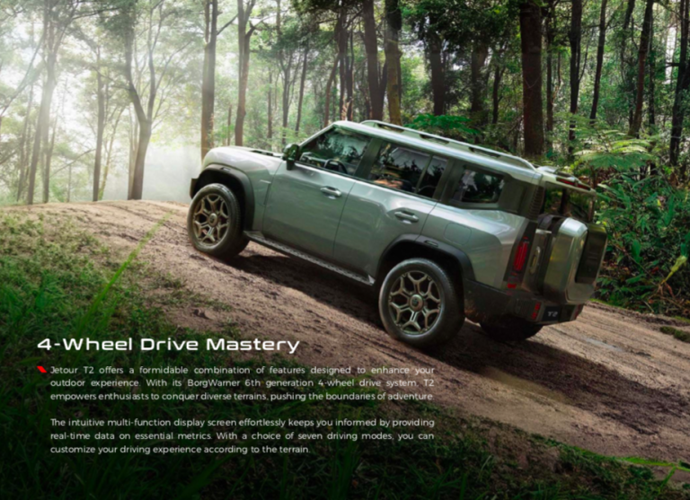 Here Is The Leaked JETOUR T2 Brochure With Malaysian Spec
