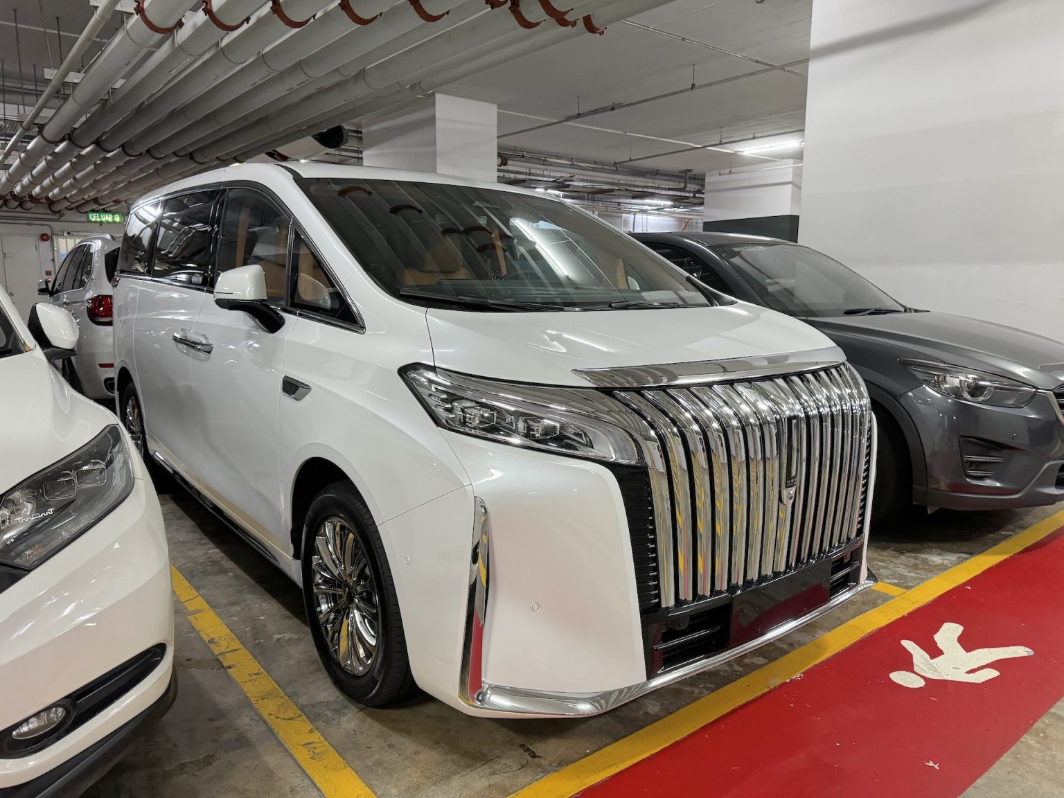 GWM WEY Gaoshan Luxury MPV Spotted In malaysia Before Launch