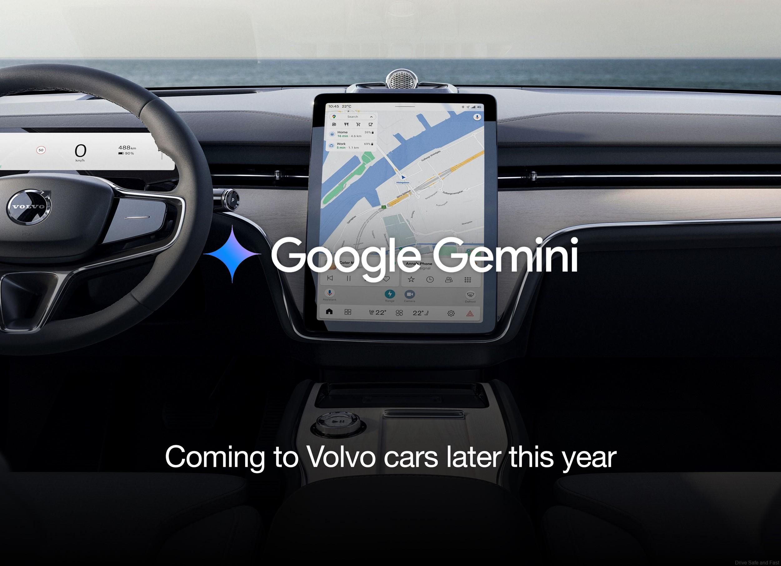 Volvo First to Add Google Gemini AI to Android Car OS