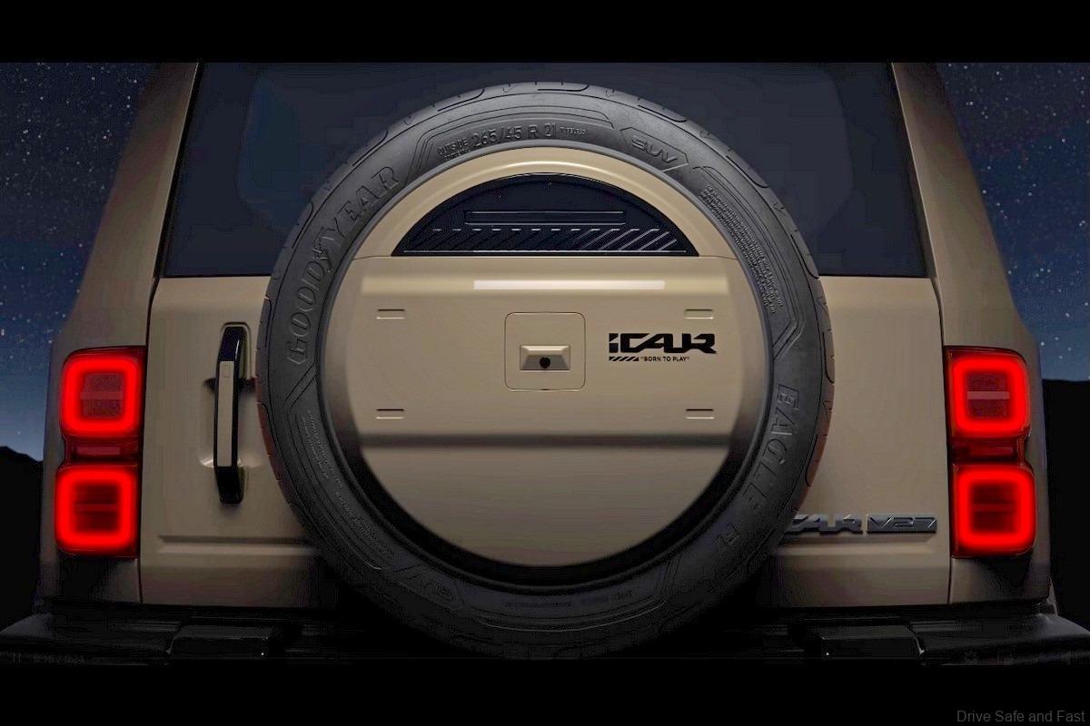 This V27 is the flagship SUV for the iCar or iCaur brand
