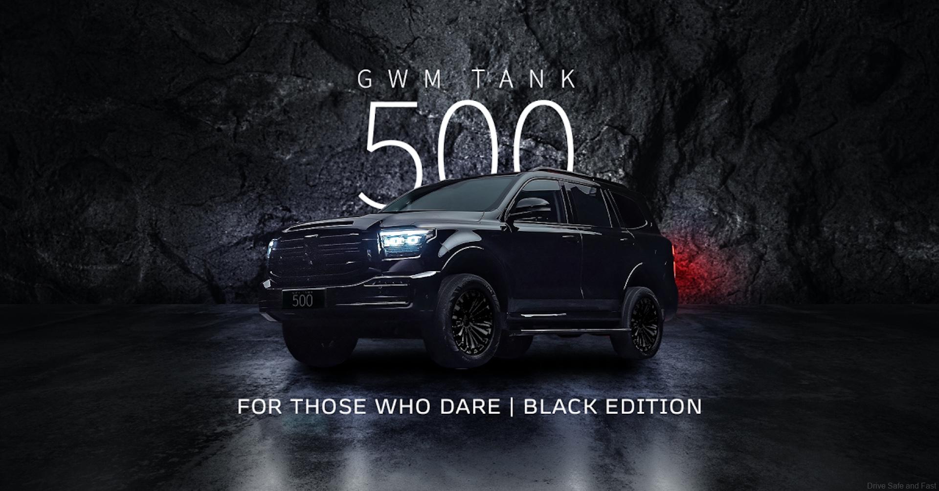 GWM Malaysia Unveils the GWM TANK 500 HEV Black Edition