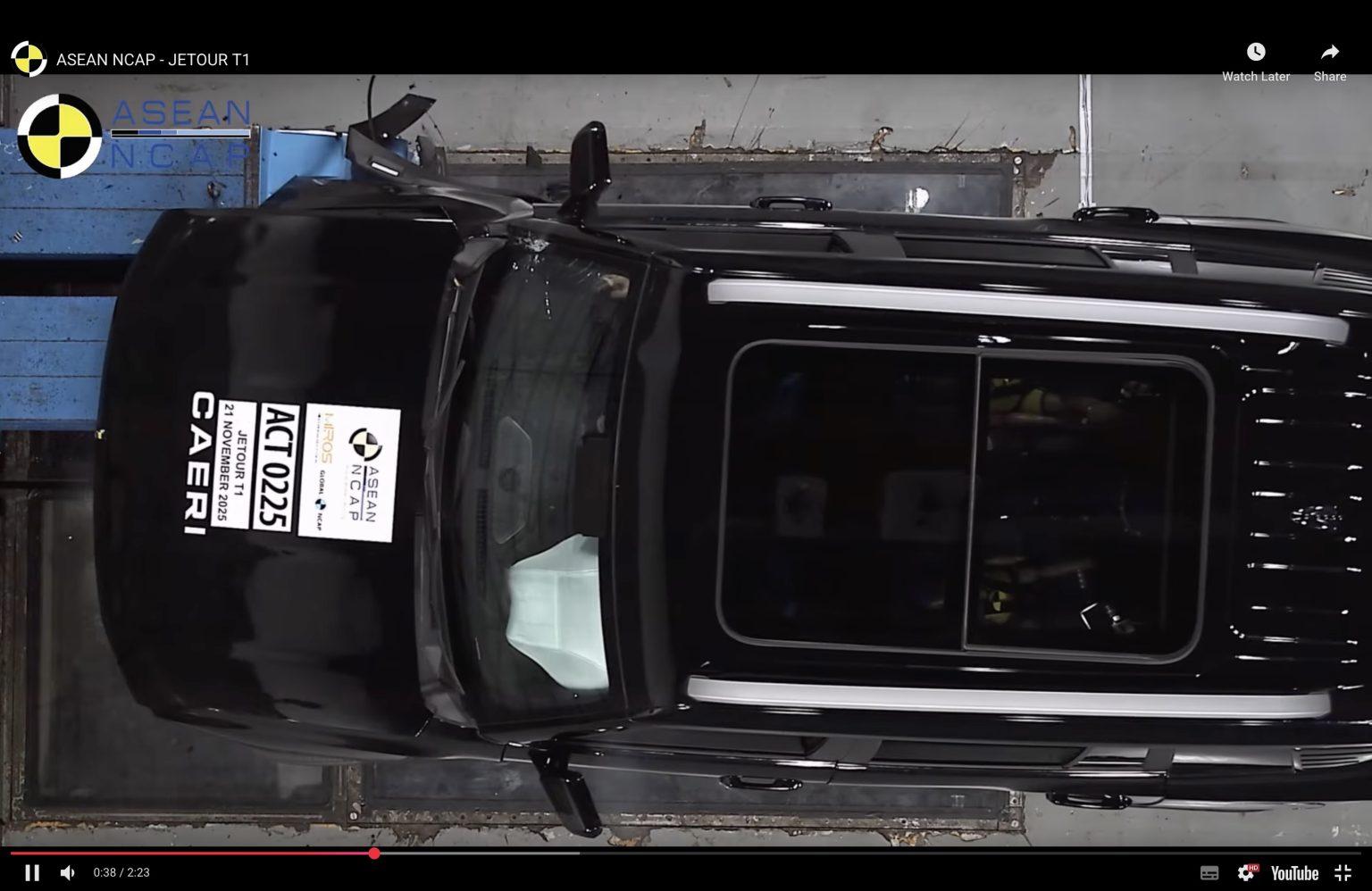Jetour T1 Gets 5-Star ASEAN NCAP Rating